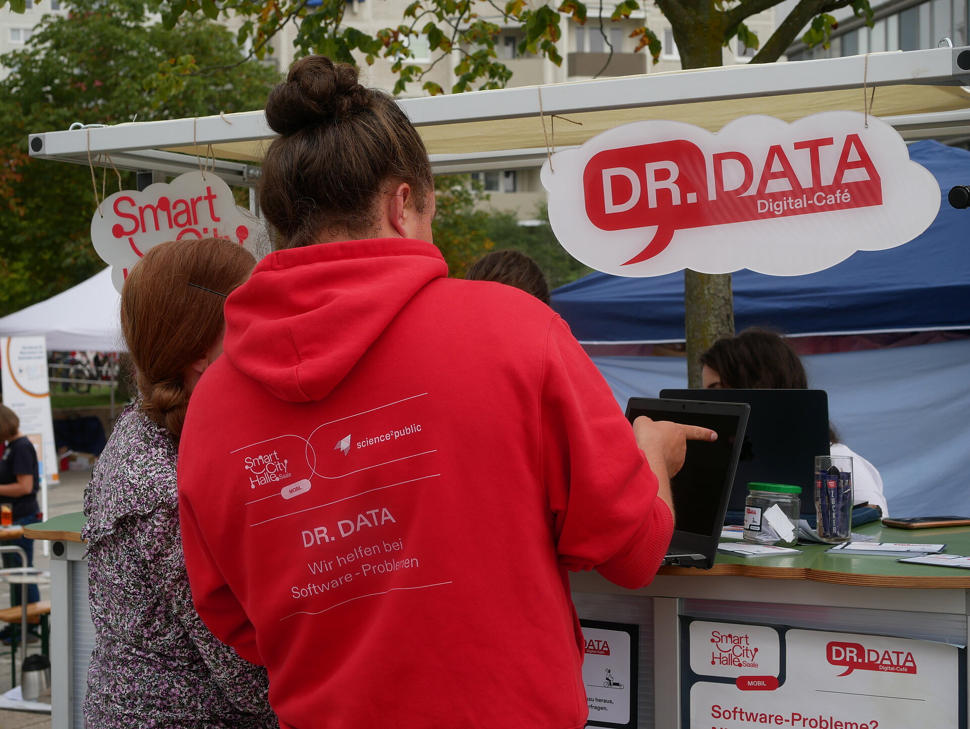 Rückblick: Dr. Data beim Aktionstag Gesundheit in der Silberhöhe: science2public